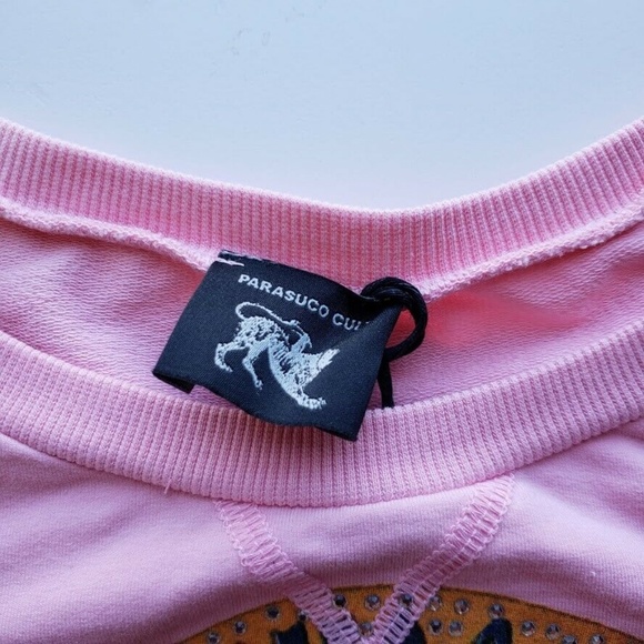 Parasuco | Tops | Parasuco Cult Long Sleeve Sweater Tshirt Pink | Poshmark